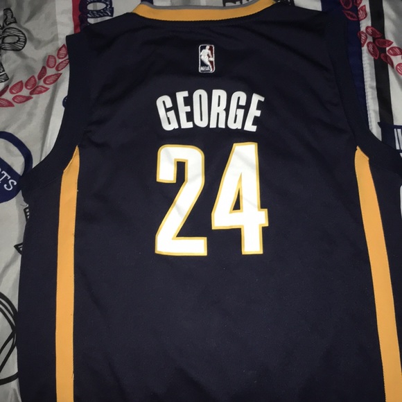 adidas | Shirts & Tops | Vintage Paul George Pacer Jersey | Poshmark